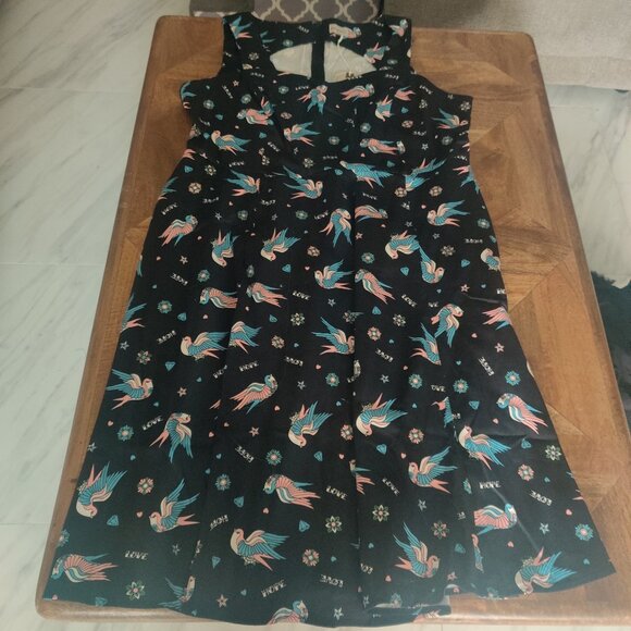 Banned Apparel | Dresses | Banned Apparel Swallow Print Dress Size 3xl ...